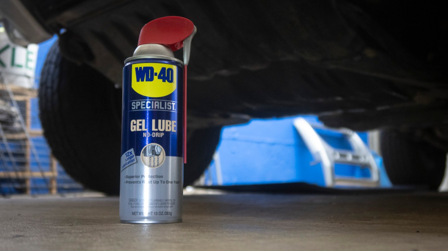 WD-40 Specialist Gel Lube Protects Metal and Stays Where You Spray