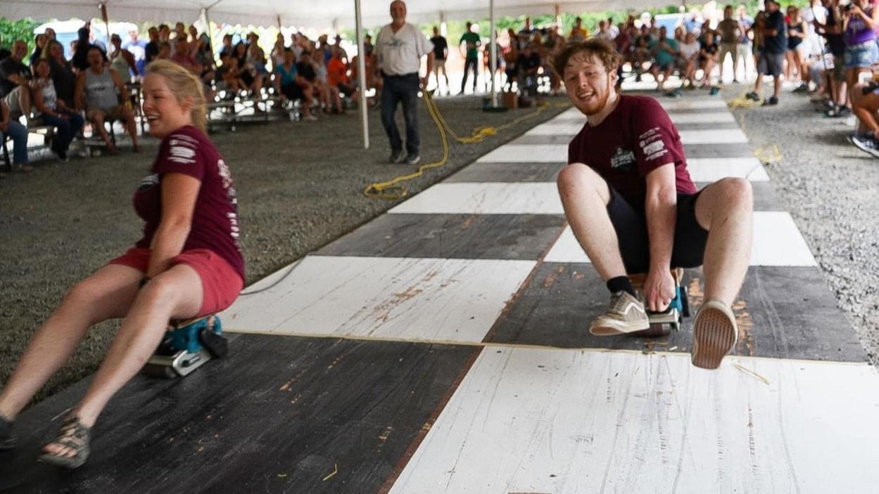 Belt Sander Racing Is Exactly What It Sounds Like (And It’s Awesome)