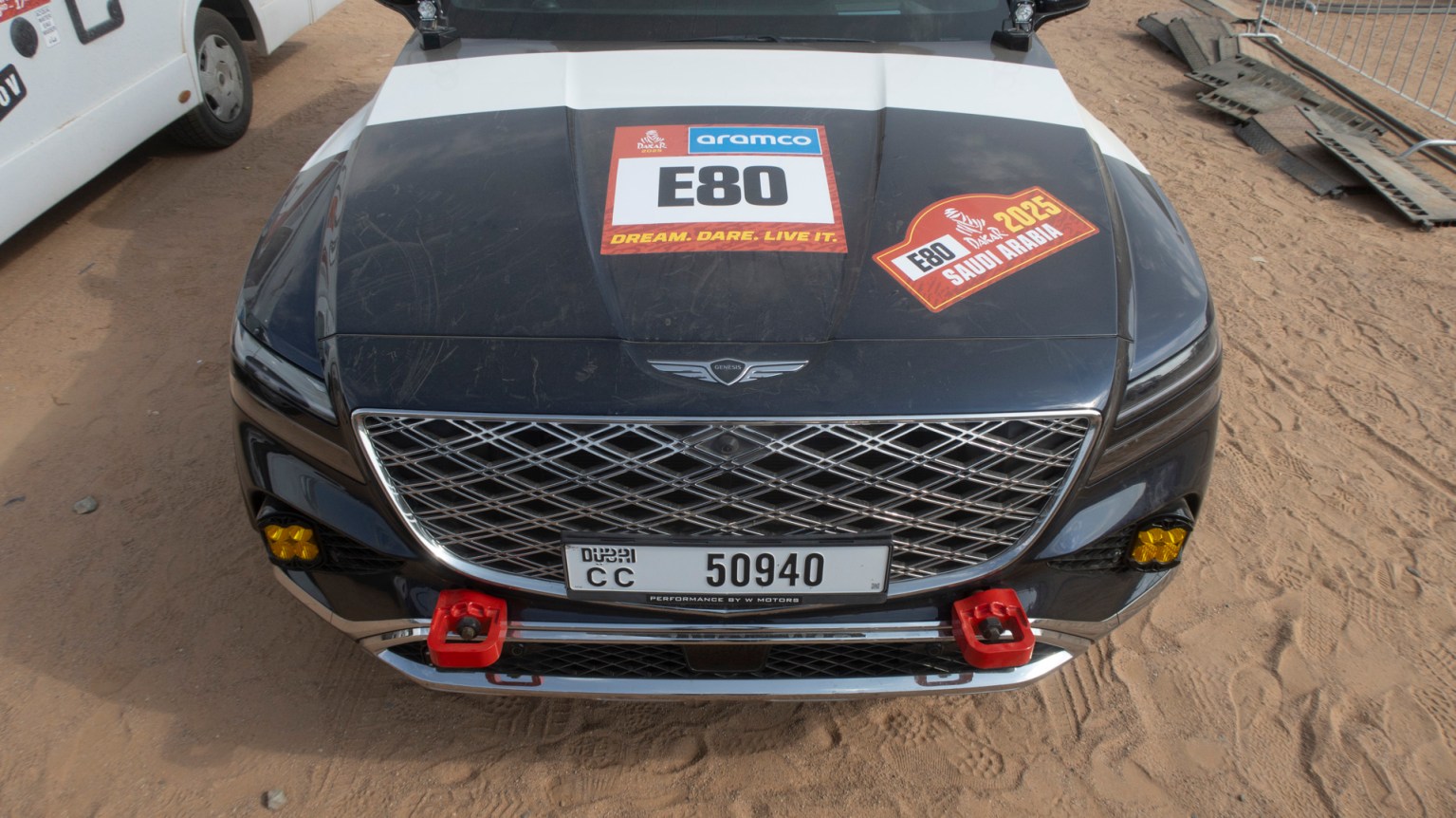 Up Close With Jacky Ickx's 1-of-1 Genesis GV80 Off-Road SUV Built for ...