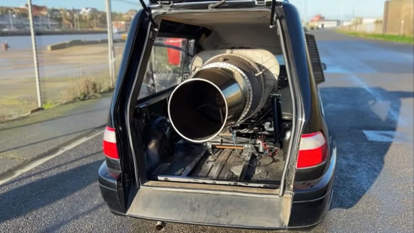 Jet-Powered Hearse Gives New Meaning to Going Out in a Blaze of Glory