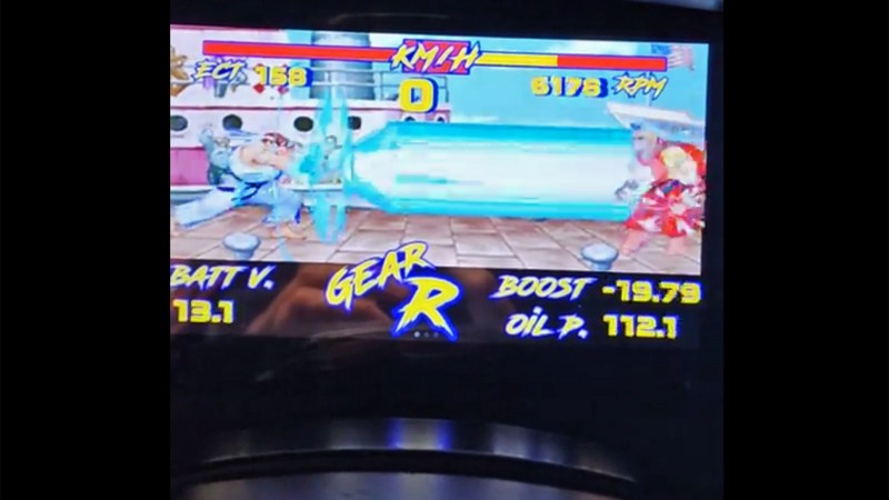 This Incredible Street Fighter Gauge Cluster Is Why Digital Gauges Were ...