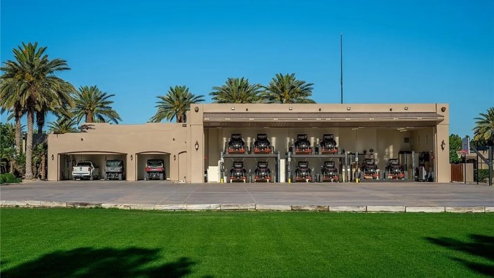$15M Desert Mansion Is a Turnkey Racing Resort With Air Strip, Dirt ...
