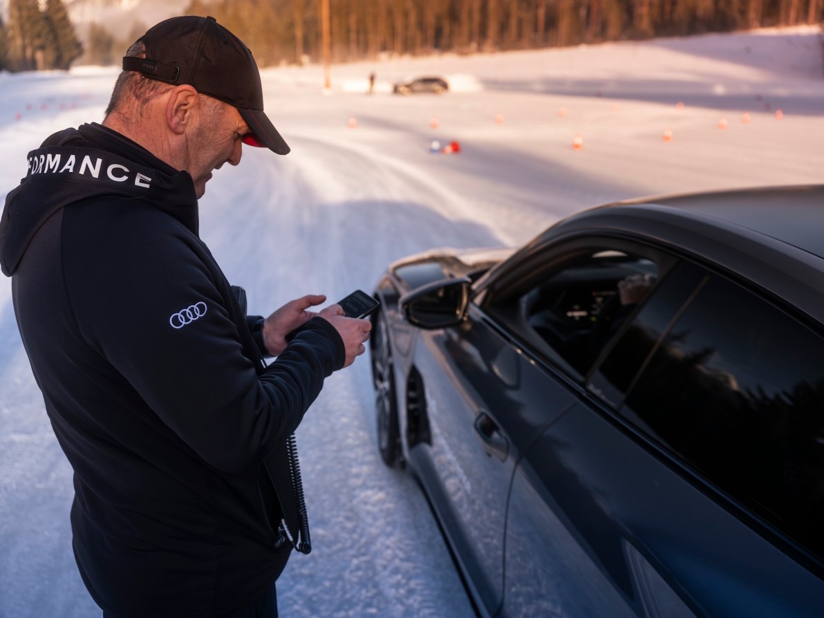 How To Drift a 900-HP Audi on Ice Without Crashing