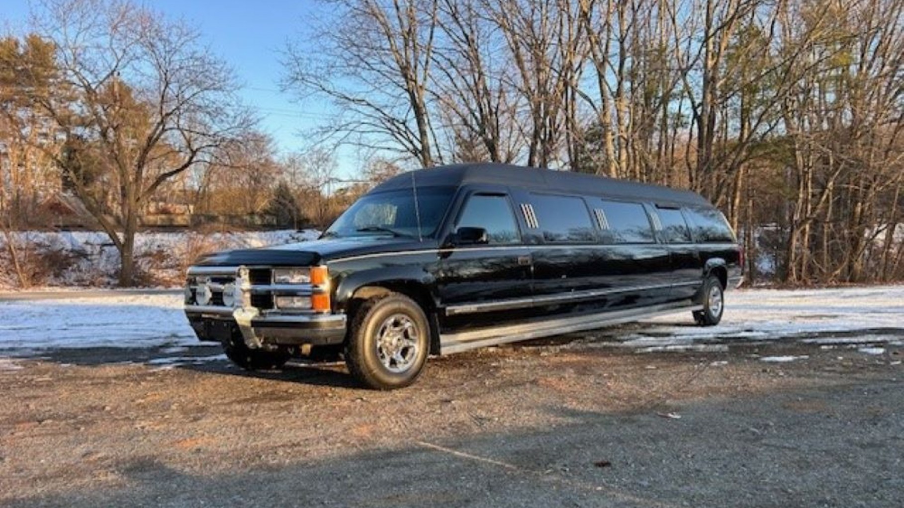 Peak of Our Civilization: 1999 Chevy Suburban 2500 Limo Is For Sale ...