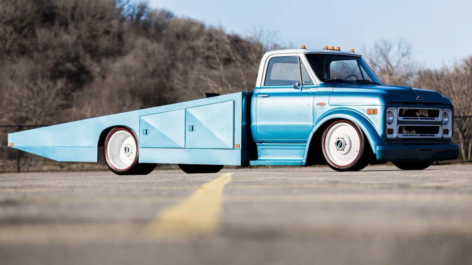 This 1968 Chevy C50 Ramp Hauler Has the Greatest Side Profile of Any ...