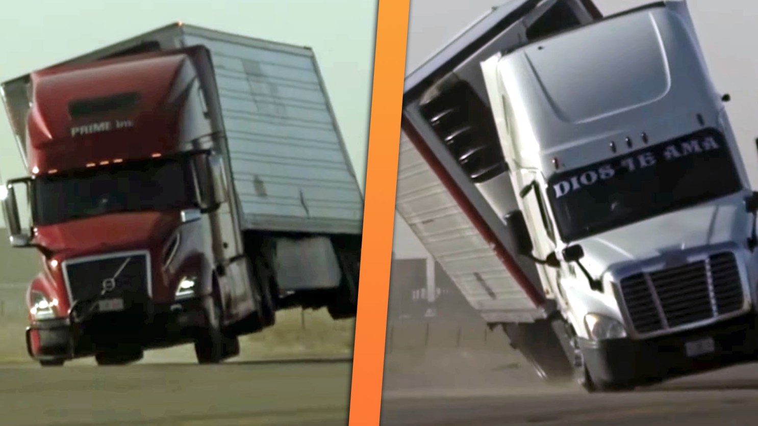 Severe Texas Winds Blow Semi Trucks Over Like They’re Nothing