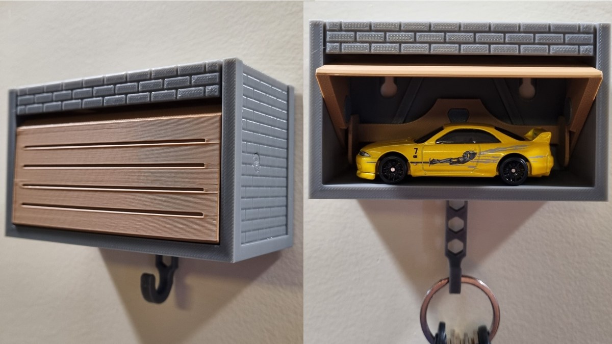 These 3D-Printed Key Holders Are Like Personal Hot Wheels Garages