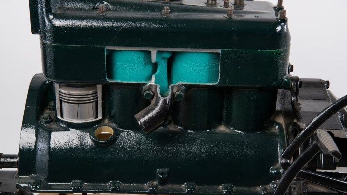 This 100-Year-Old Ford Model A Cutaway Engine Is Our Idea of Home Decor