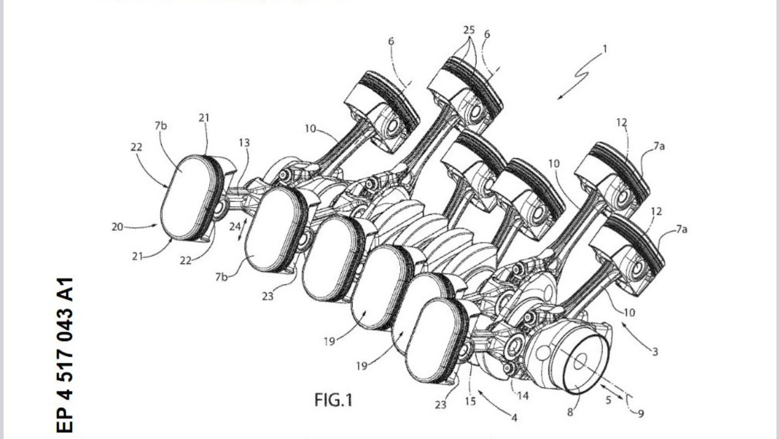Ferrari Filed a Patent for an Engine With Pill-Shaped Pistons