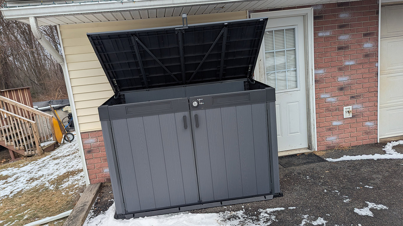 Review: Keter Cortina Mega Shed, A Quick Storage Solution