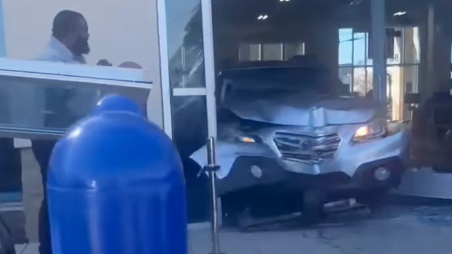 CarMax Customer Crashes Subaru Into Showroom (Updated)