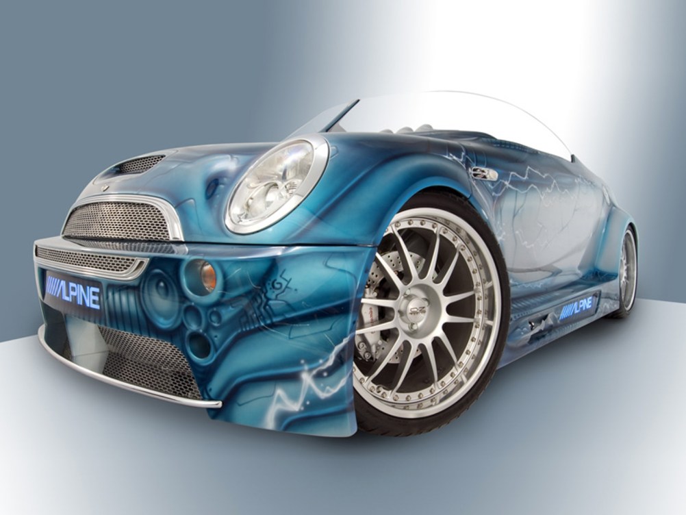 This Mini Cooper Turned Into a Rolling Winamp Skin Is the Ultimate 2004 ...