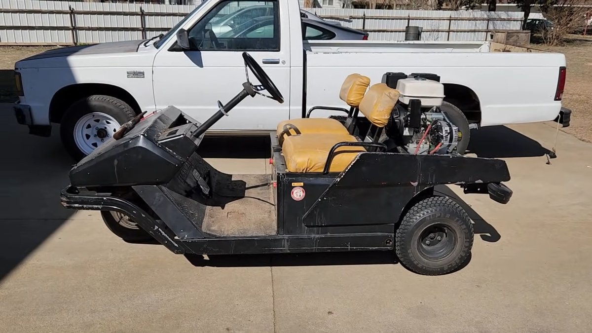 This Dual-Engine, Diesel-Electric Golf Cart Must Be the Only One in the ...