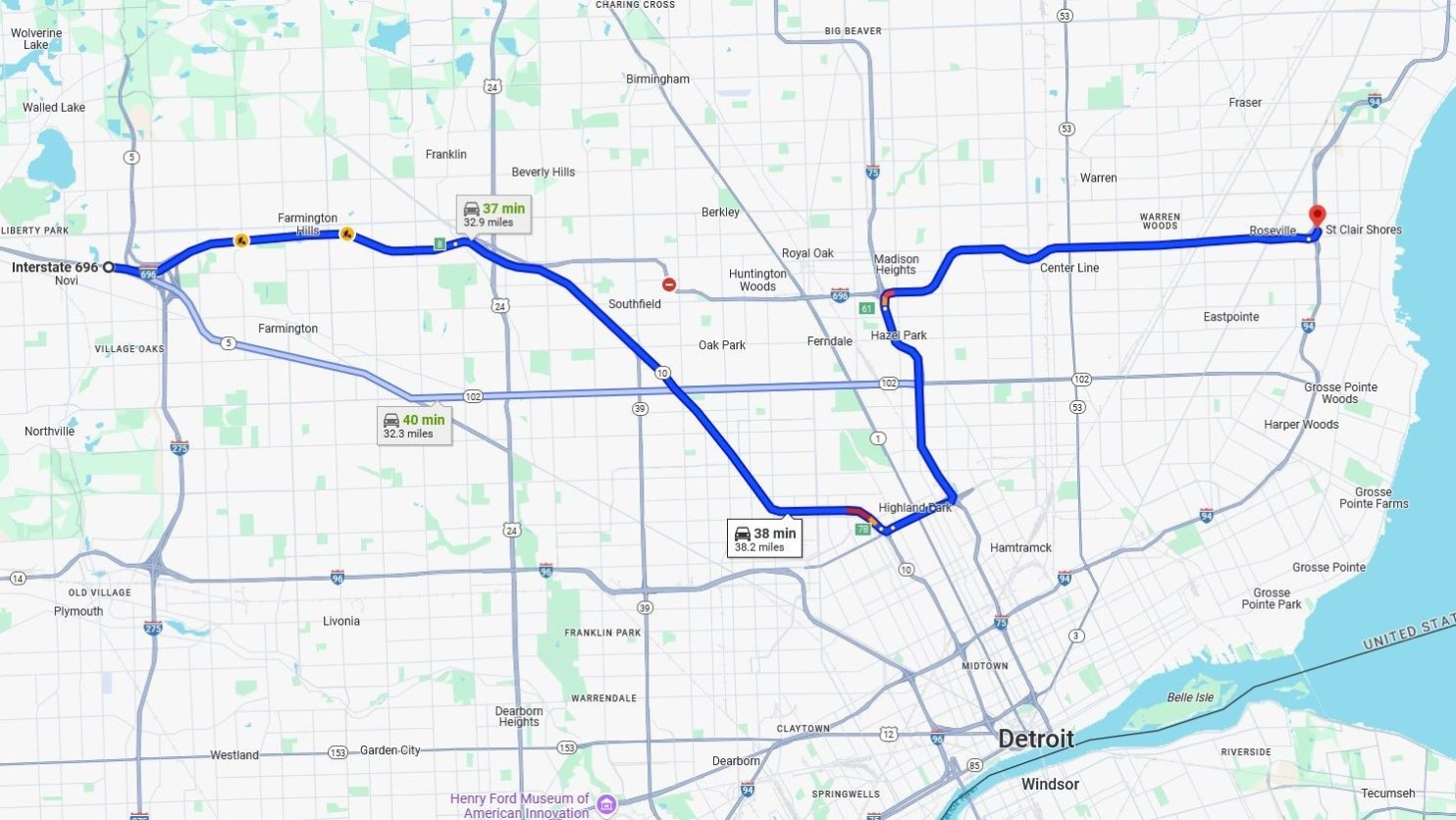 Interstate Closure Will Force Detroit Commuters Onto City Streets for ...
