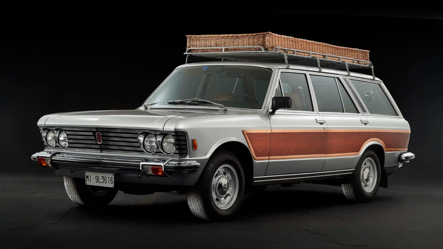 This Wonderful Wood and Wicker Wagon Was Made for the Boss of Fiat in 1974