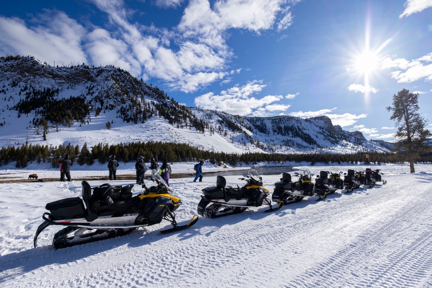Snowmobiling Through Yellowstone Is Hard, But Worth Freezing For