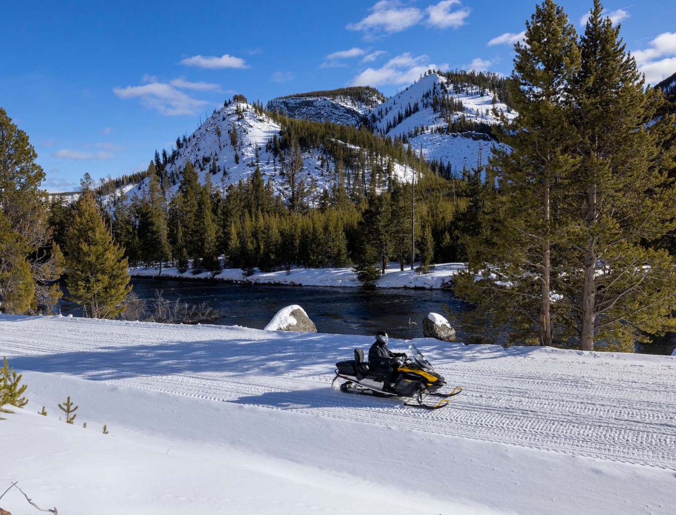 Snowmobiling Through Yellowstone Is Hard, But Worth Freezing For