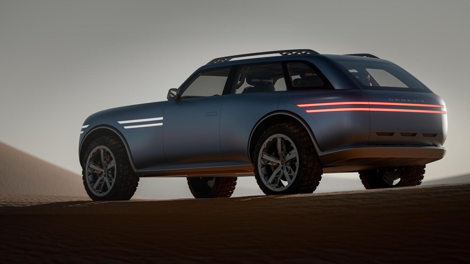 Genesis Just Dropped a Wild Off-Road SUV Concept With 24-Inch Beadlocks