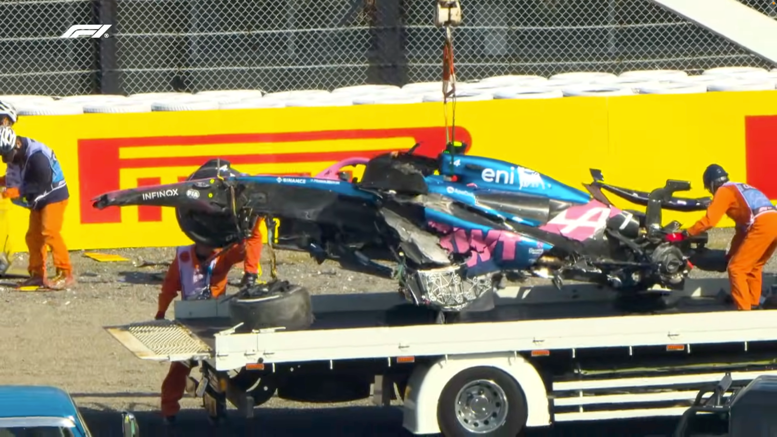 Big F1 Crash at Suzuka Demonstrates the Importance of Aero in Seconds