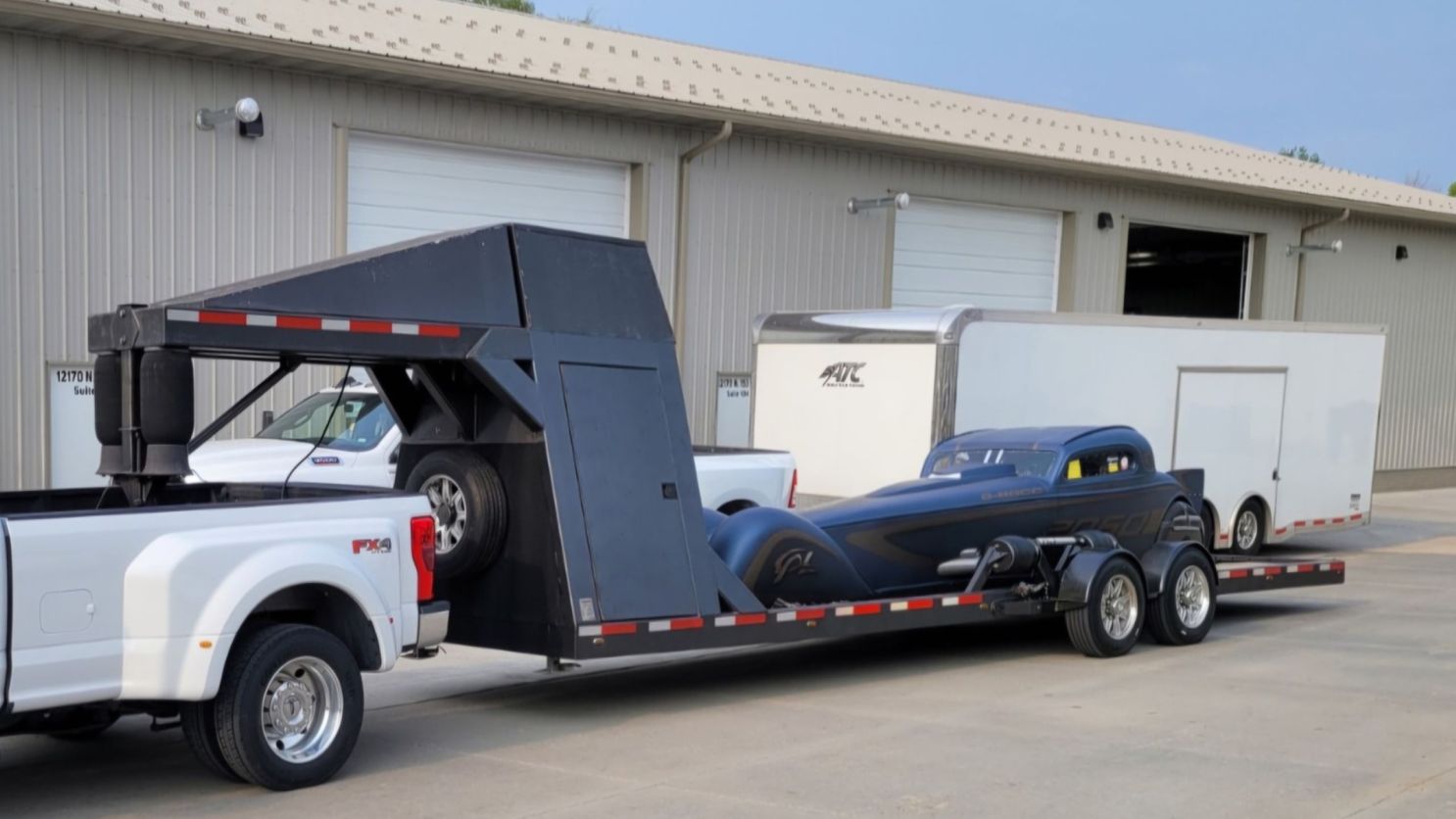 This Custom Trailer Built to Haul Land Speed Racers Is Almost Cooler ...
