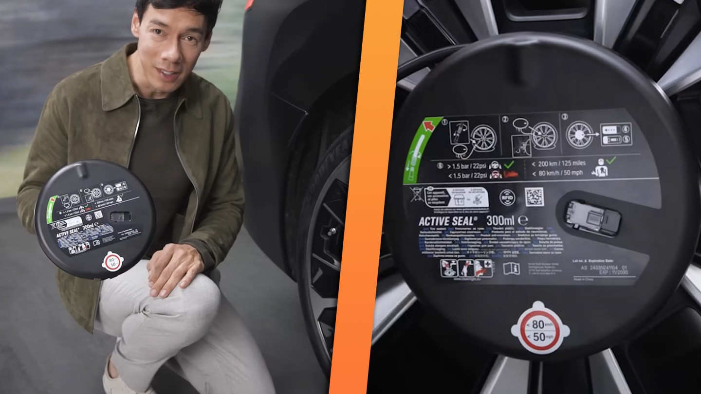 BMW’s New Tire Kit Fills Up Your Flat While You Drive