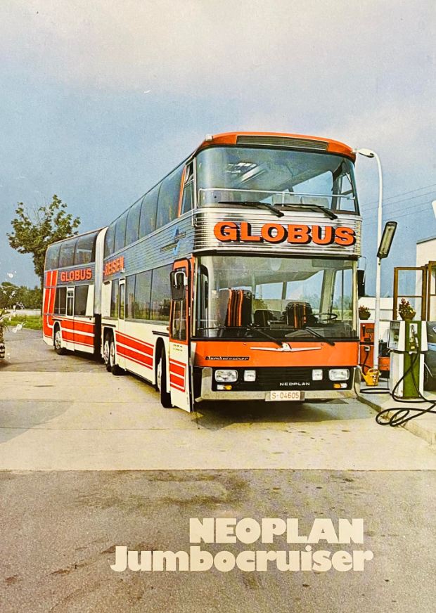 The Neoplan Jumbocruiser Was a Double-Decker Slinky Bus for Over 100 ...