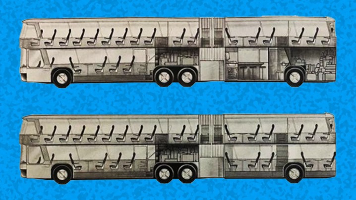 The Neoplan Jumbocruiser Was a Double-Decker Slinky Bus for Over 100 ...