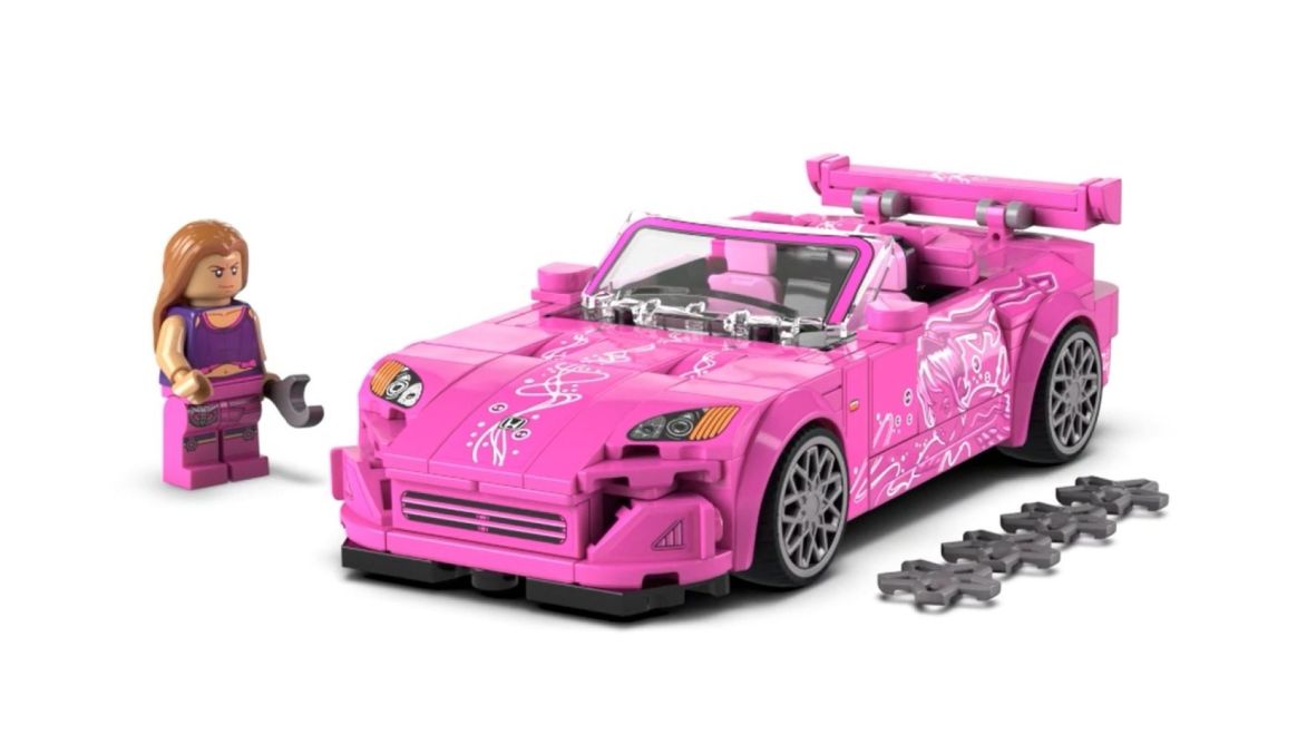 Suki's Pink Honda S2000 From '2 Fast 2 Furious' Is a Lego Set Now