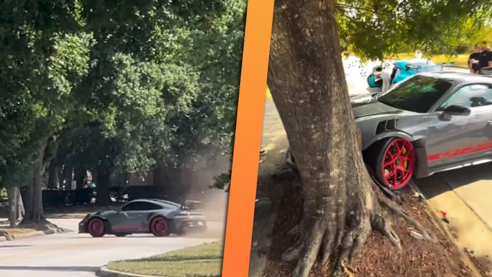Porsche Giveaway Winner Wrecks Free 911 GT3 RS Speeding on Mountain Road