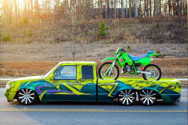 Slammed Six-Wheeled Ford Ranger For Sale Looks Like a Flavortown Parade ...