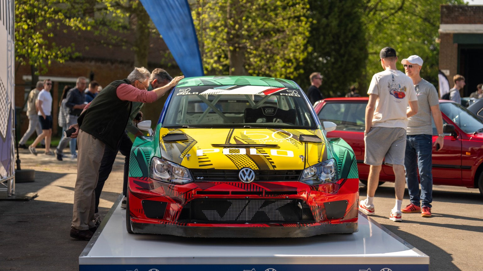 VW Brings Back Harlequin Polo as a Gravel-Slingin' Rally Car