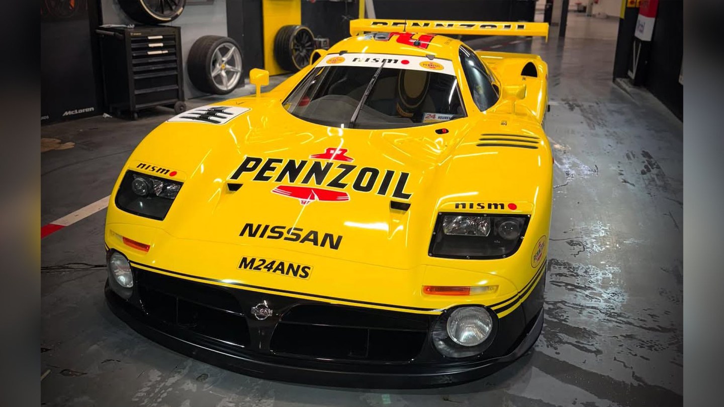 Surviving Nissan R390 Racer Wrapped in Pennzoil Colors Is a Certified ...