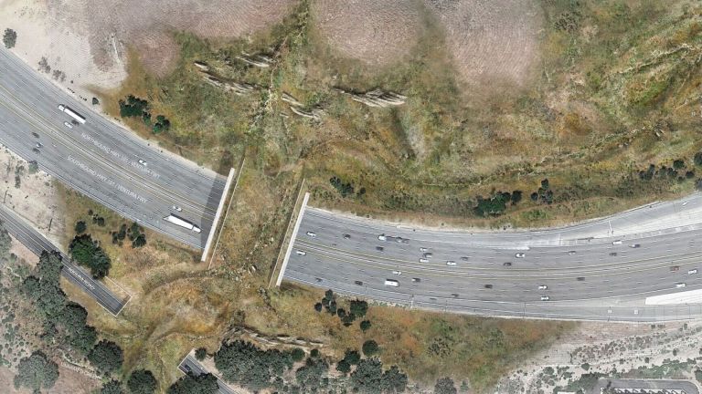 World’s Largest Wildlife Bridge Spanning 10 Lanes of 101 Freeway Is ...