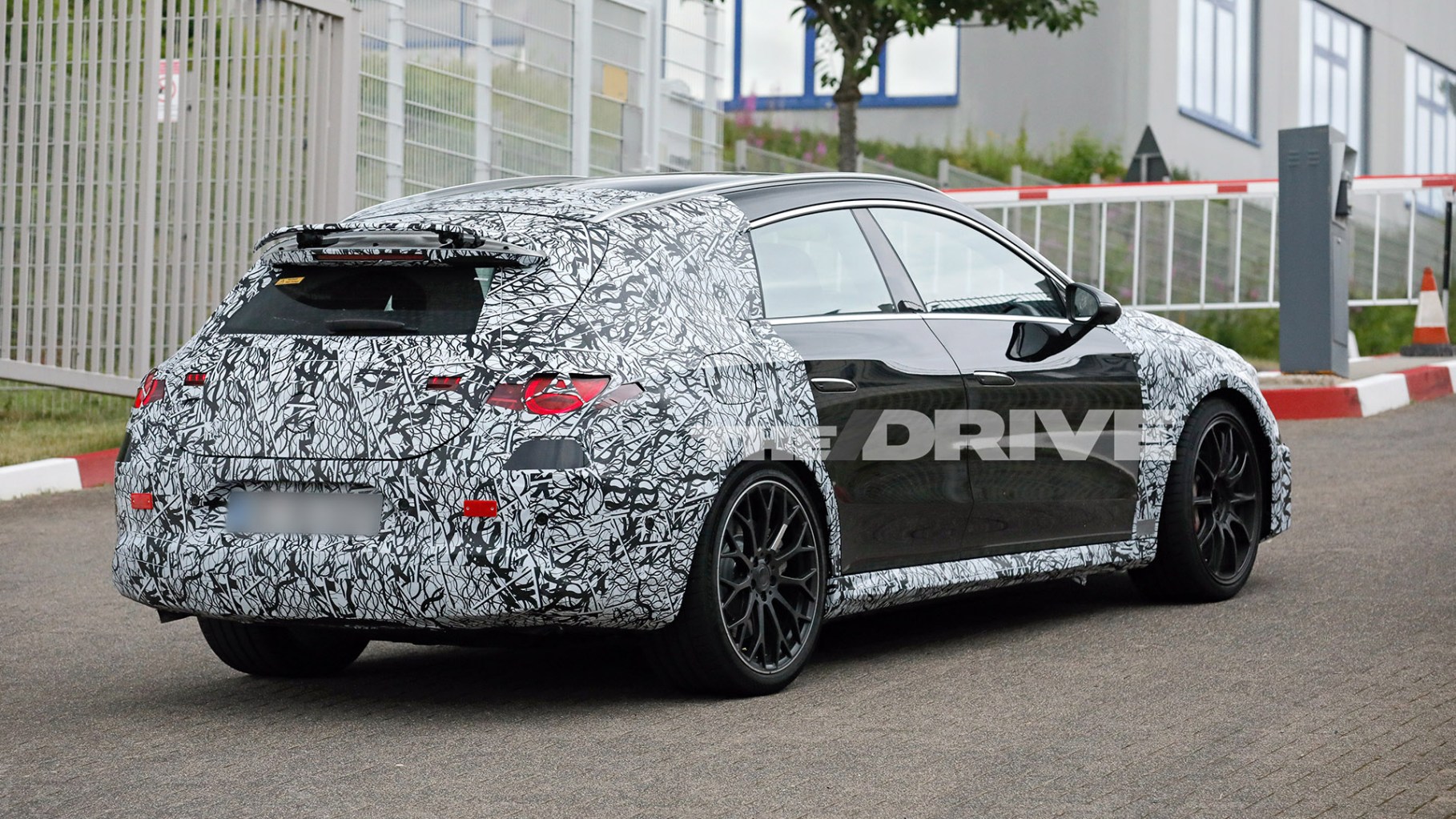 Check Out the Active Spoiler on the Mercedes-AMG CLA 45 Wagon Prototype