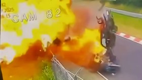 Porsche GT3 RS vs BMW Crash on Nurburgring Causes Huge Explosion ...
