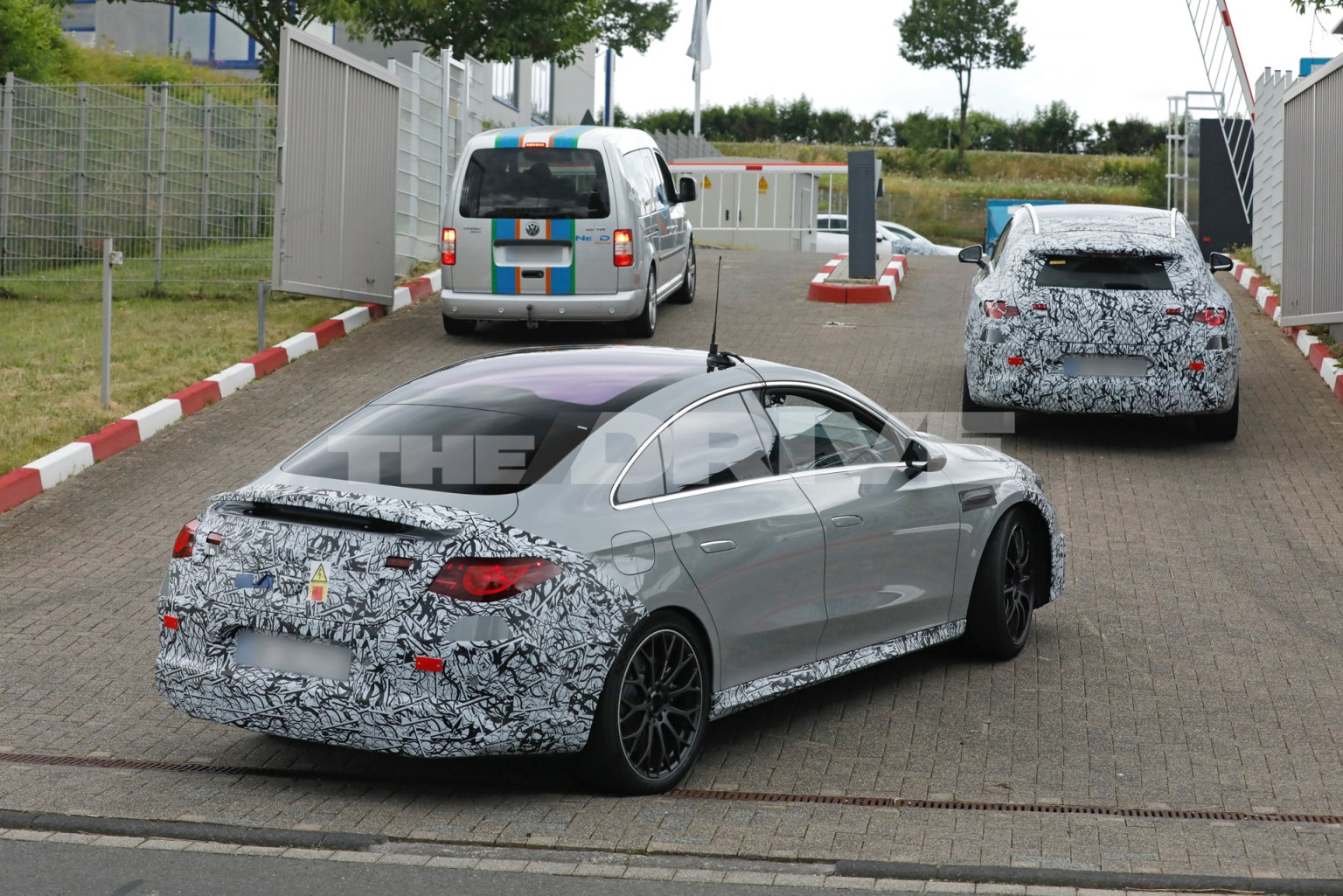 Check Out the Active Spoiler on the Mercedes-AMG CLA 45 Wagon Prototype
