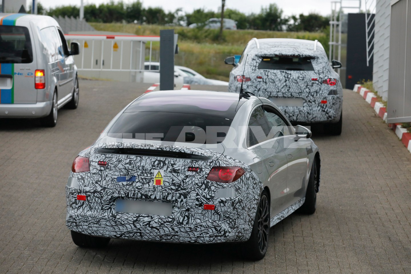Check Out the Active Spoiler on the Mercedes-AMG CLA 45 Wagon Prototype