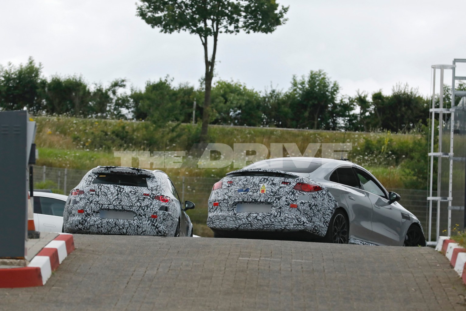 Check Out the Active Spoiler on the Mercedes-AMG CLA 45 Wagon Prototype