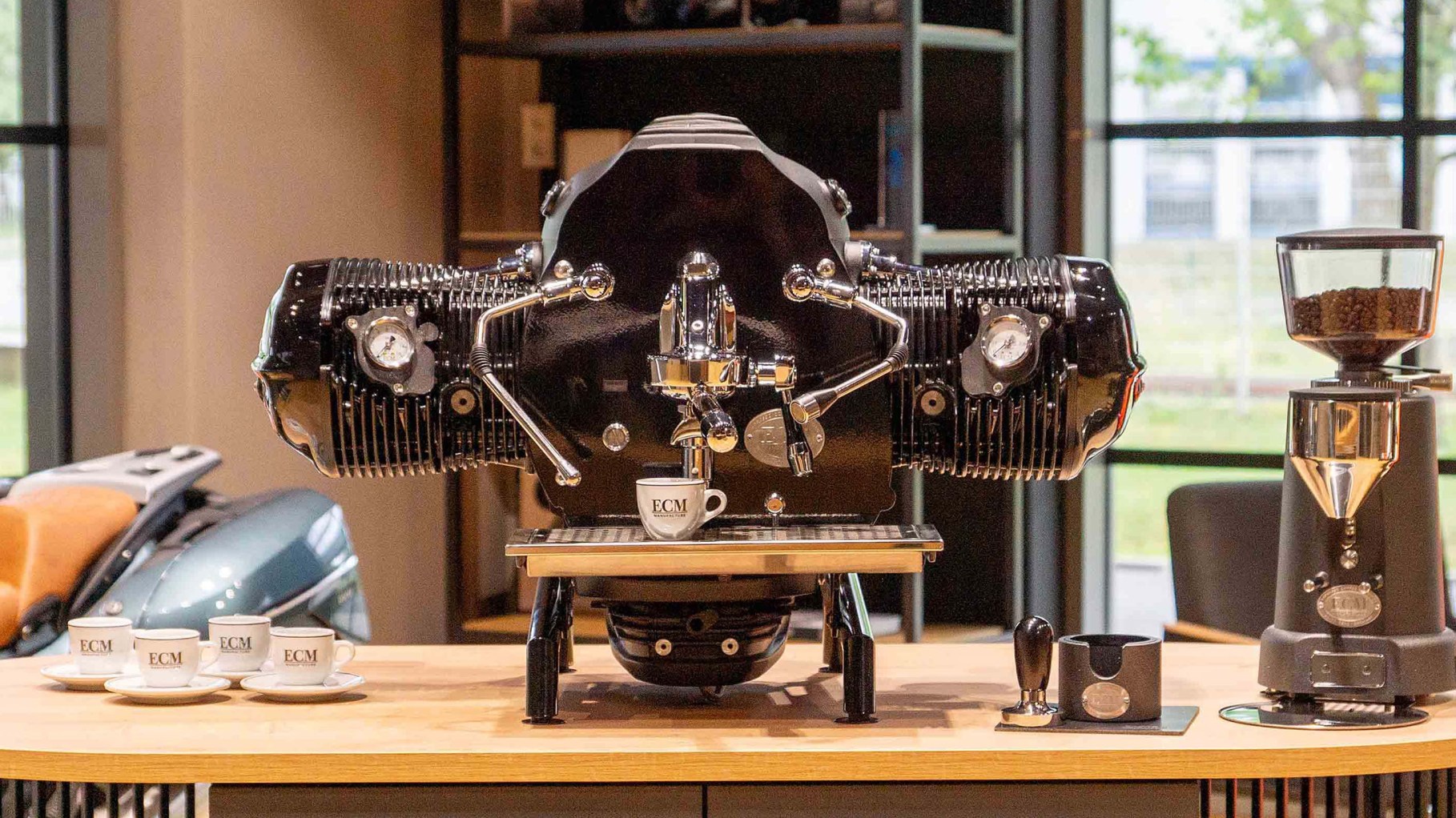 This BMW Motorcycle Engine Is Actually a $9,185 Coffee Maker