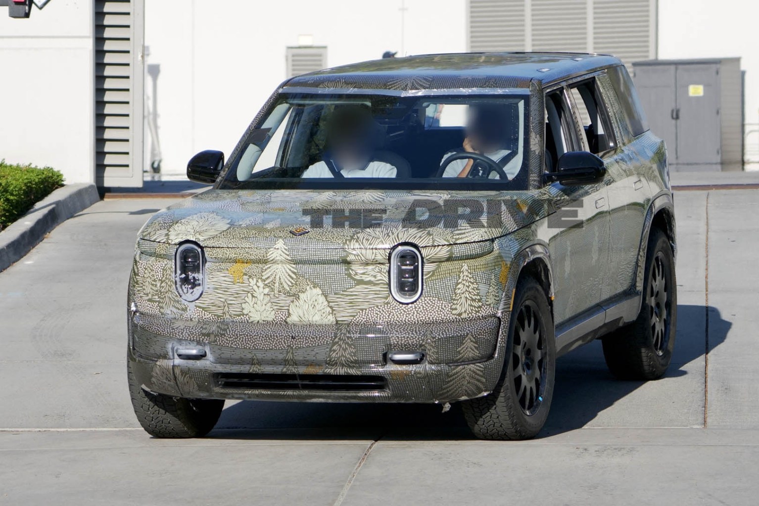 2026 Rivian R2 Spied With 4Runner-Like Dropdown Rear Window Down