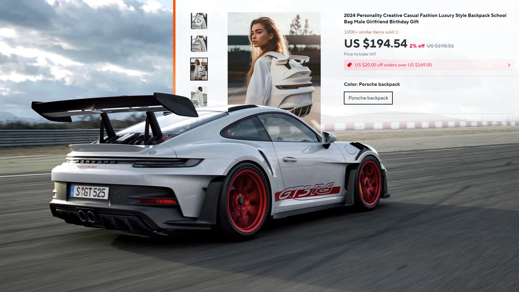 Porsche 911-Shaped Backpacks Are Here Just in Time for Back to School