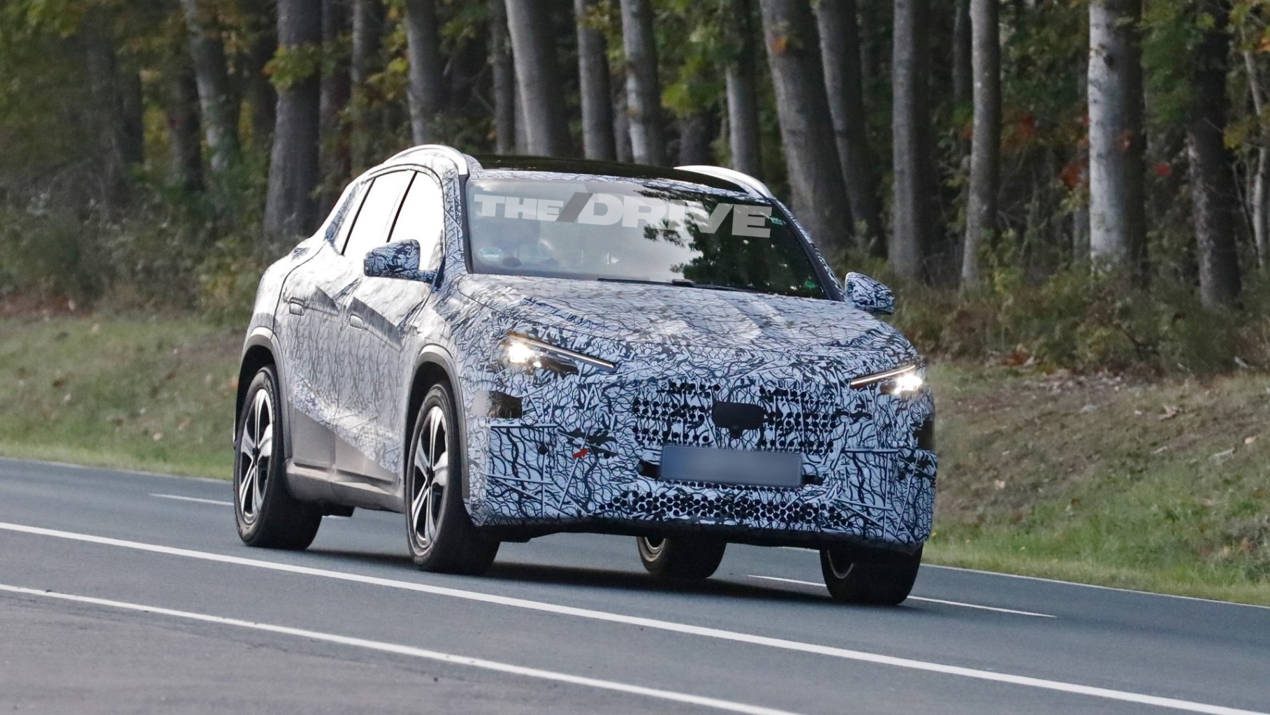 Spied: The 2027 Mercedes-Benz GLA Looks Good Up Close