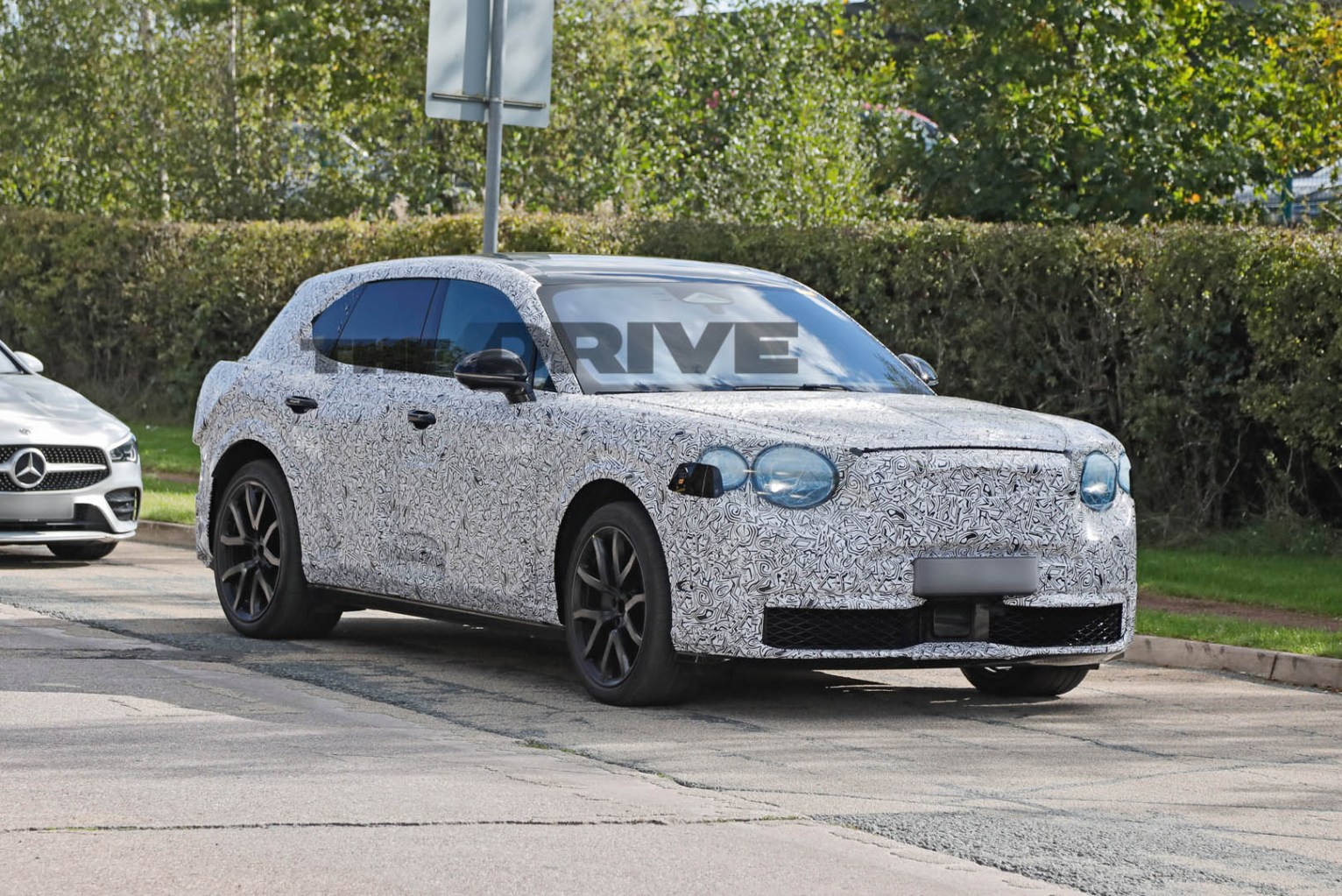Electric Bentley SUV Spied For First Time With Blunt Front End