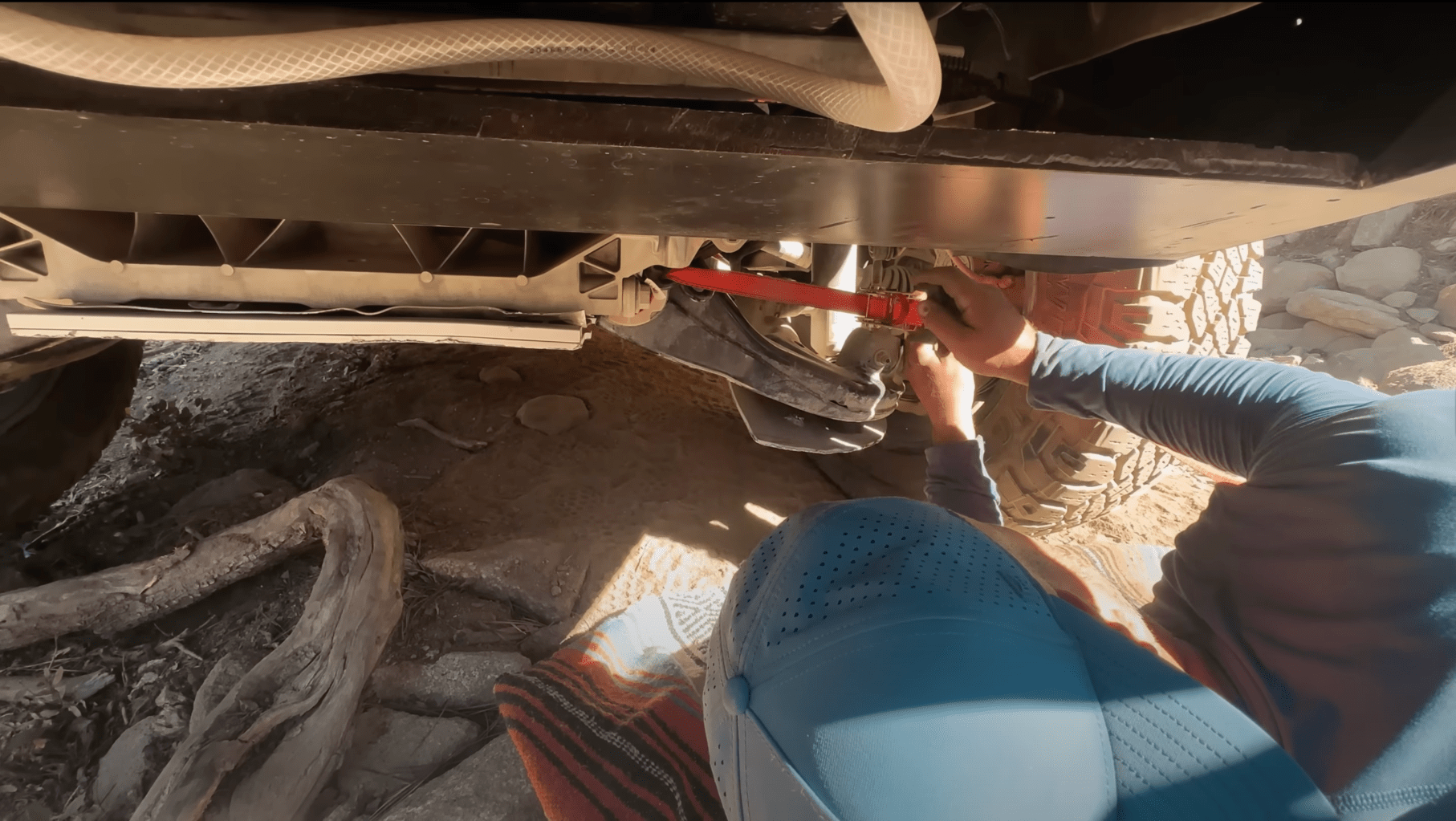 Watch a Tesla Cybertruck Struggle to Finish the Rubicon Trail