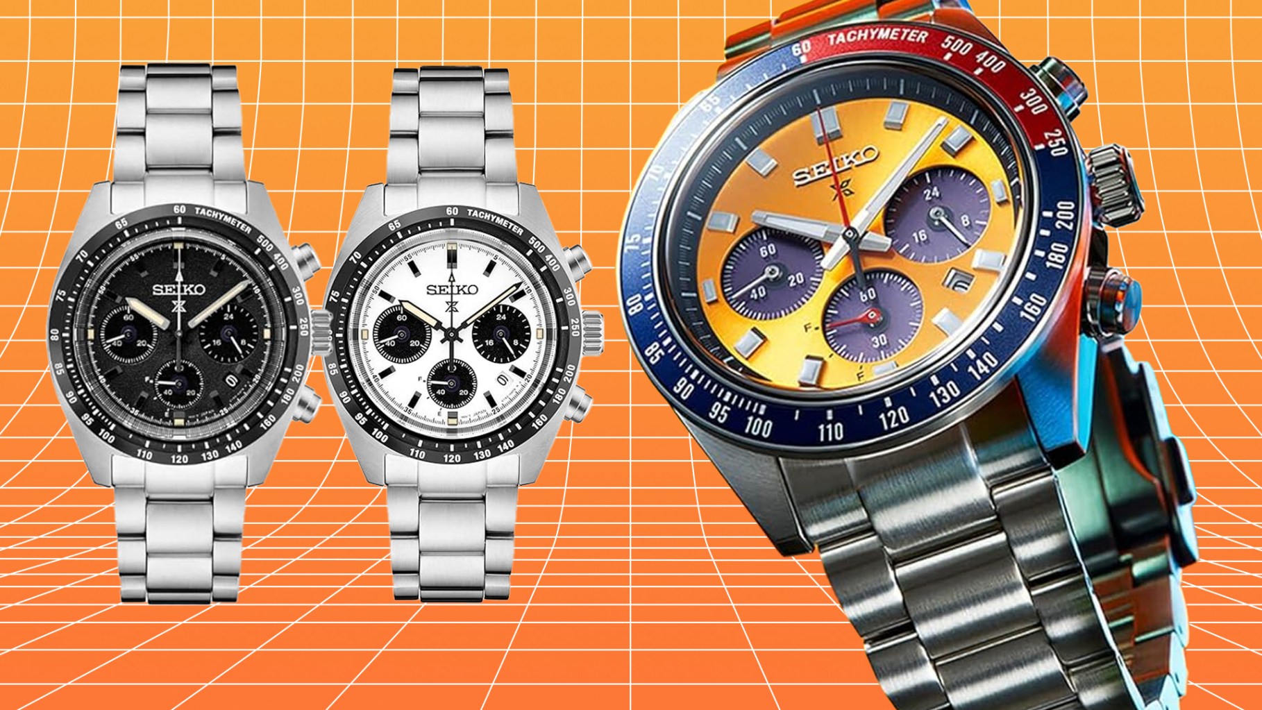 Seiko Speedtimer Chronograph Watches Have $100 Discounts At This Early ...