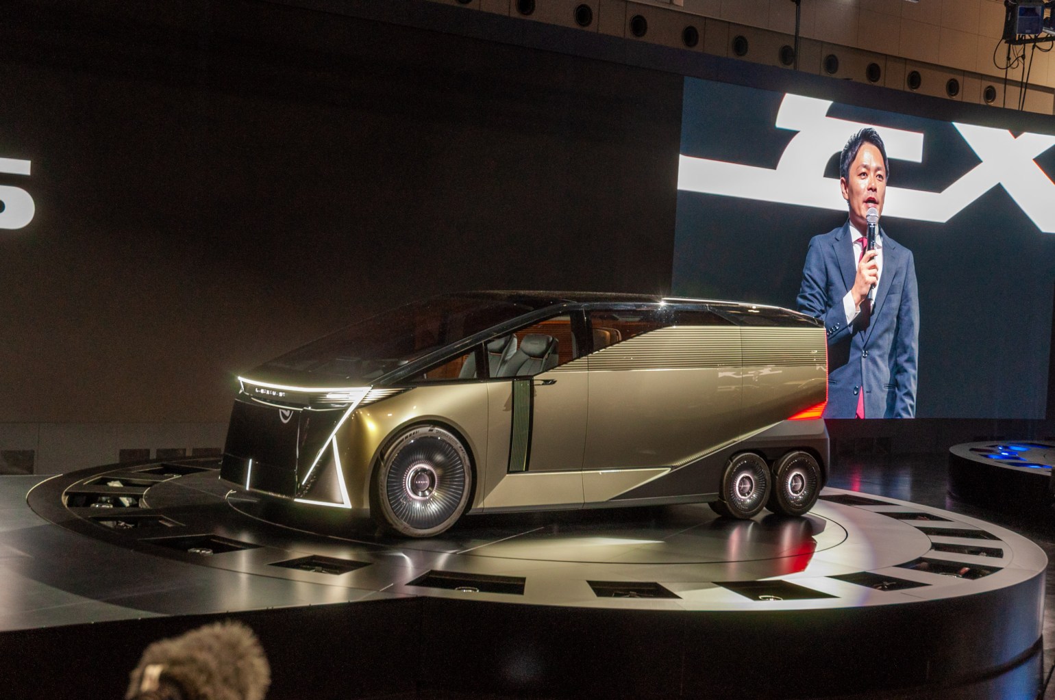 The Lexus LS Is Back... as a Six-Wheeled Van That Makes No Sense But ...