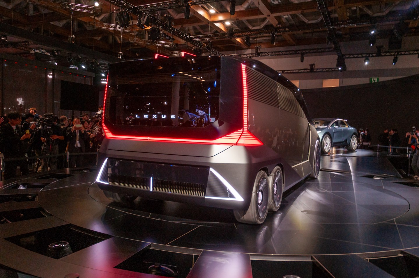The Lexus LS Is Back... as a Six-Wheeled Van That Makes No Sense But ...