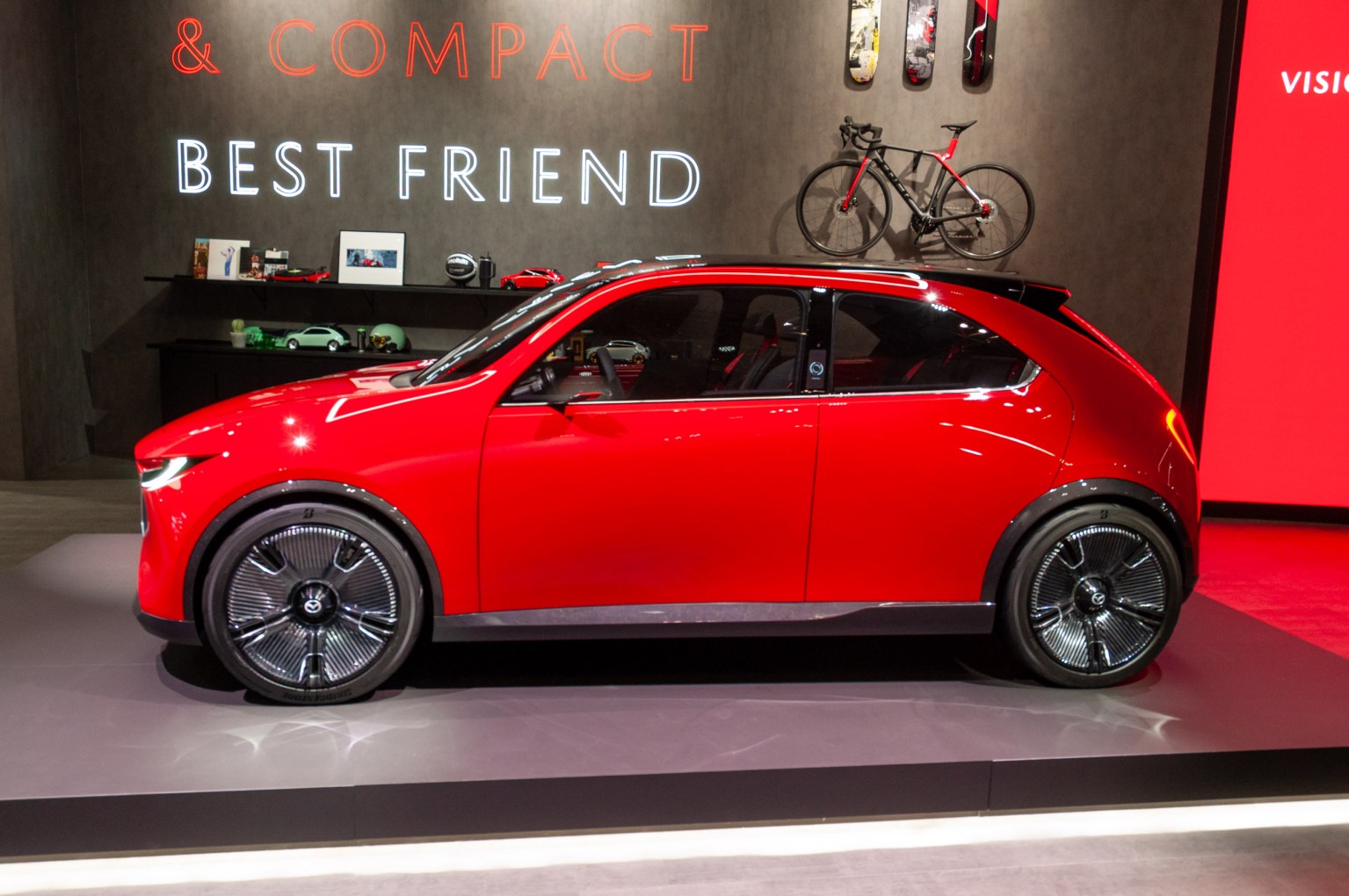 Mazda’s New Tiny Hatchback Concept Just Wants to Be Your Friend