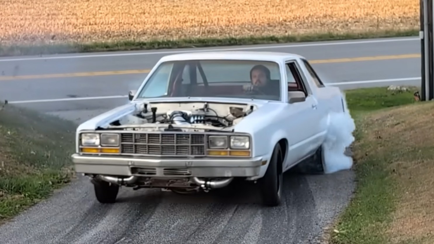 Junkyard Nissan V8 Lays Down Nearly 700 WHP With a Turbo and Little Else