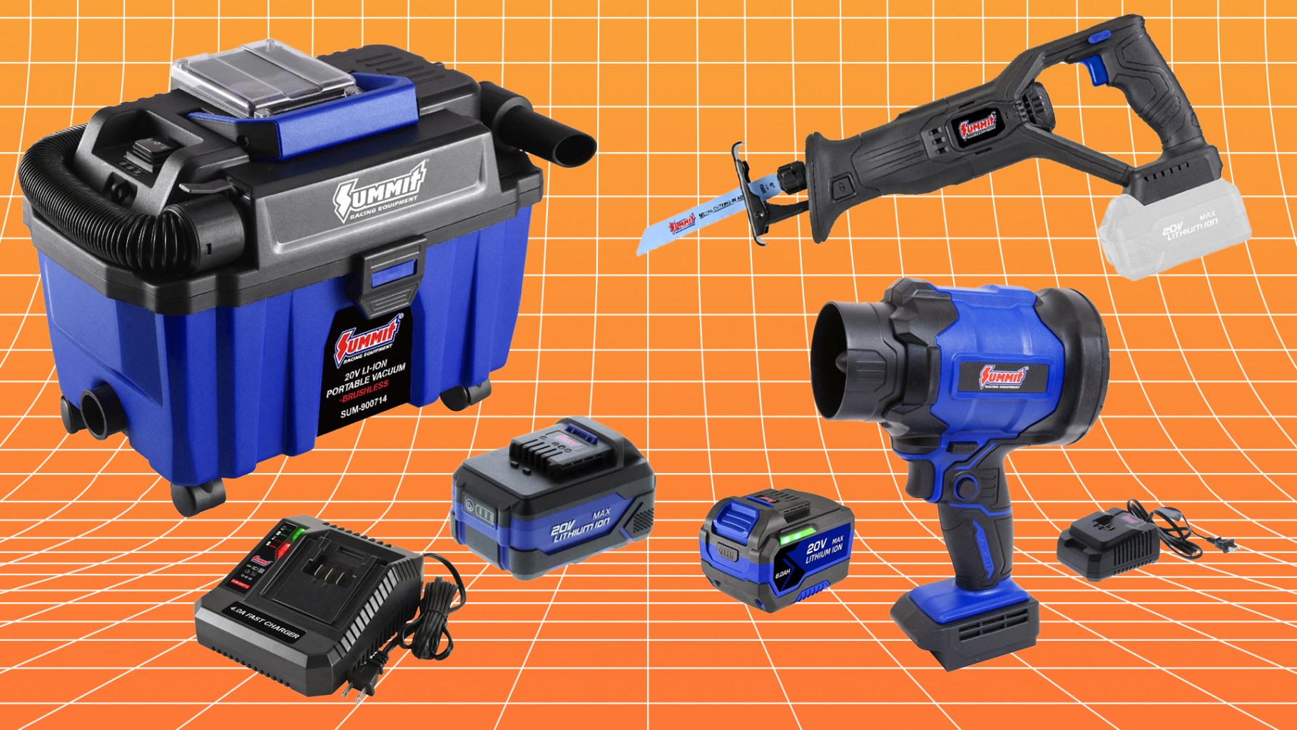 Cyber Monday 20% off 20V Tools + Batteries From Summit Racing